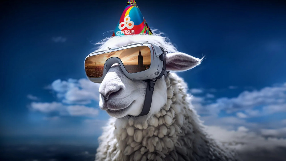 Schaap met VR-bril is opvallende mascotte op Hilversums 600ste ...