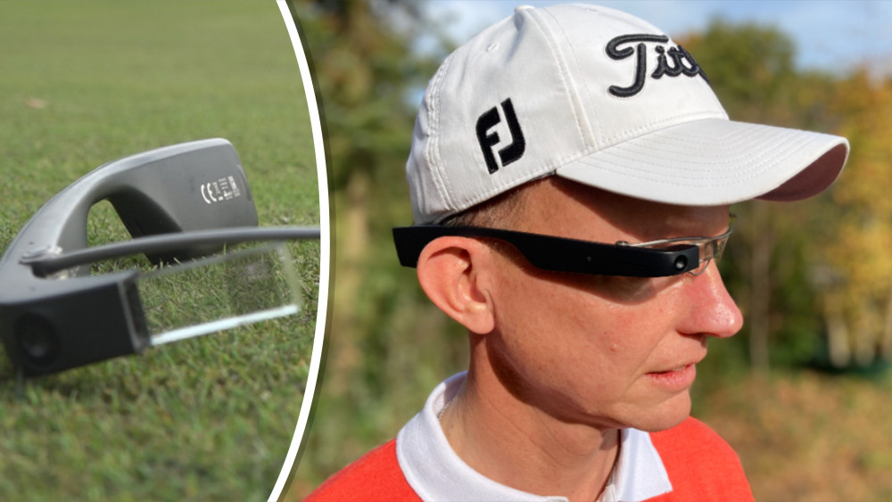 Studenten helpen blinde golfer Ronald Boef met slimme bril aan meer ...